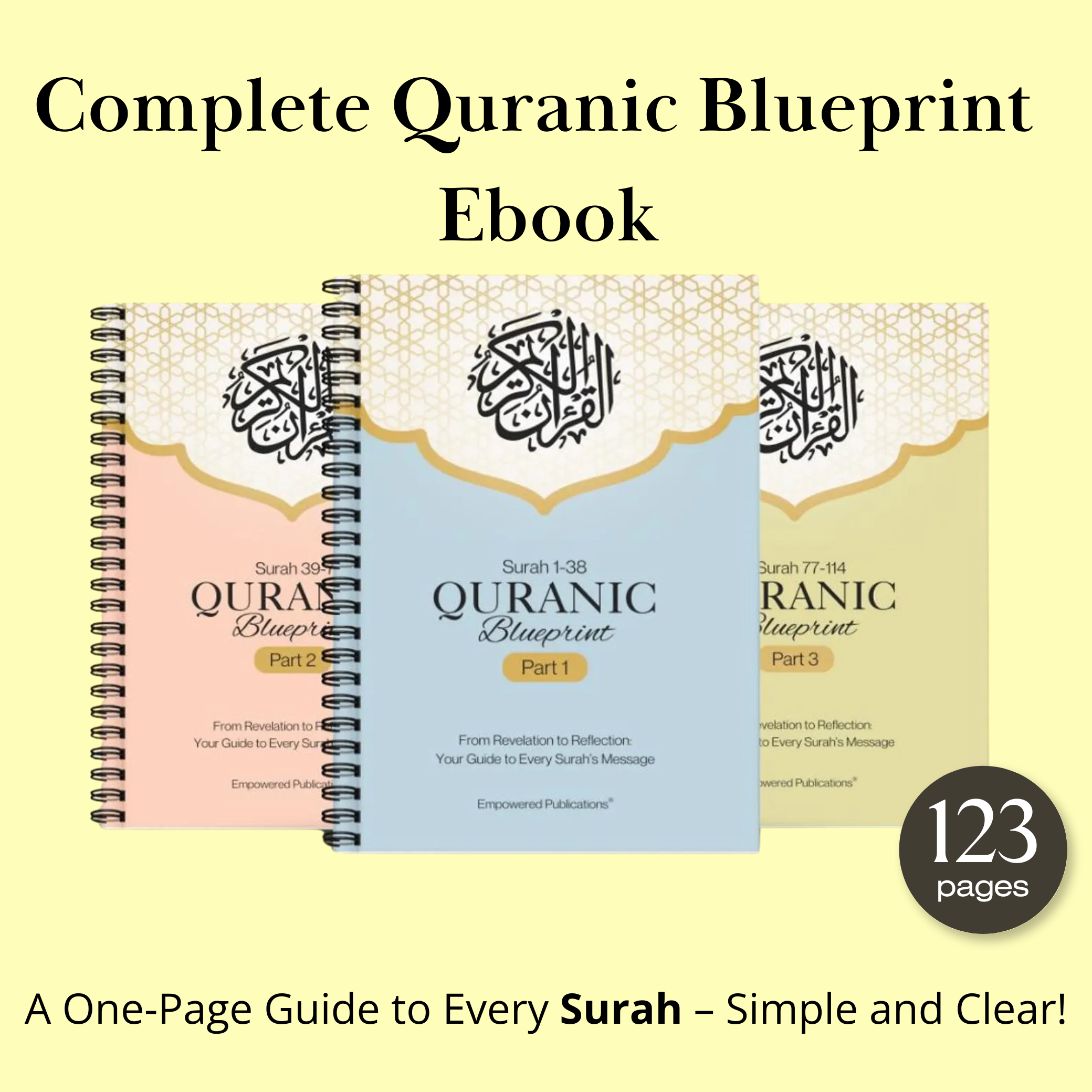 Complete Quran Blueprint E-BOOK ( Surah By Surah ) + Bonuses – Hikmah Store